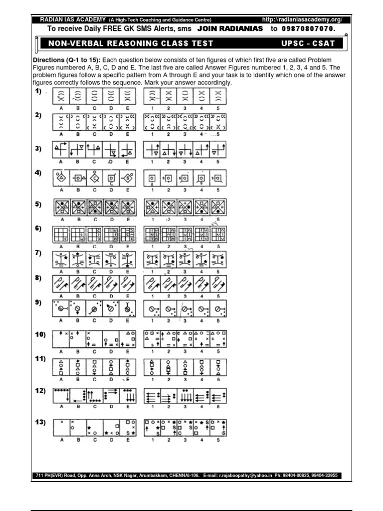 Non Verbal+Class+TEST