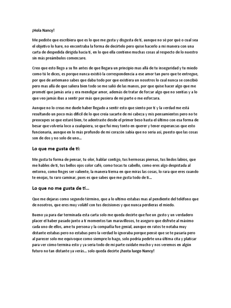 Carta A Sandra | PDF