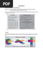 3D Shapes Formulas | PDF