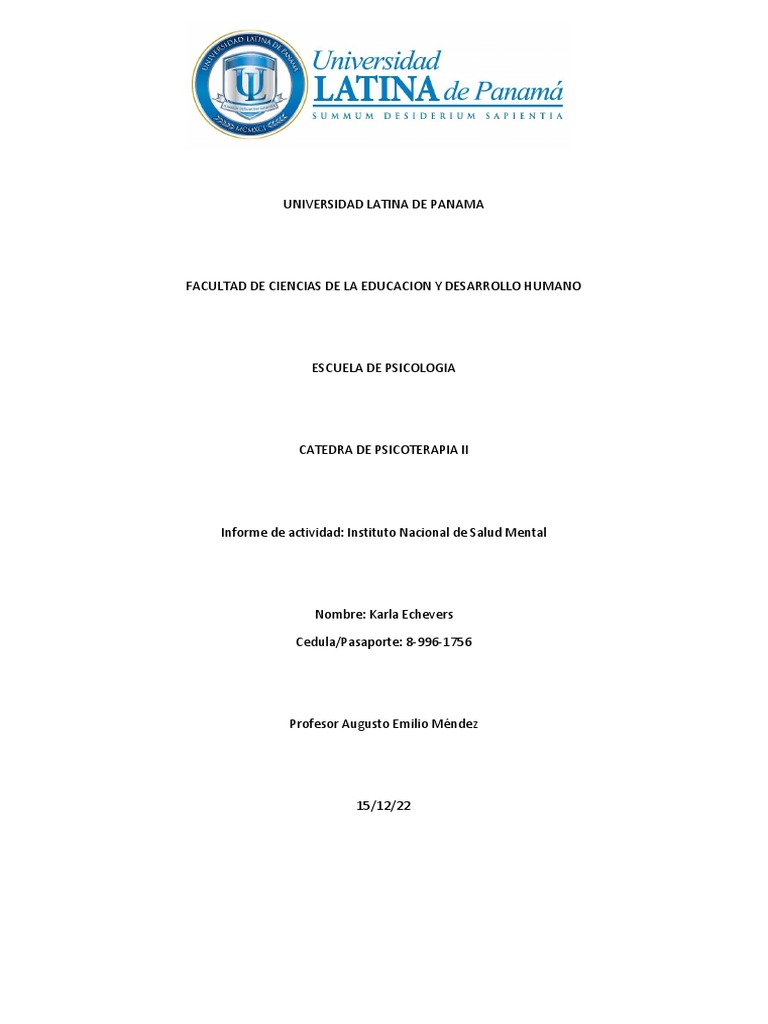 Visita INSAM - Formato | Descargar gratis PDF | Sicología | Psicoterapia Visita INSAM - Formato | Descargar gratis PDF | Sicología | Psicoterapia