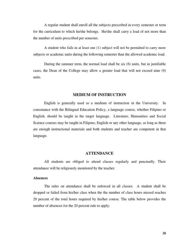 Student Handbook 2016 EDITION - Attendance | PDF | Academic Term | Teachers