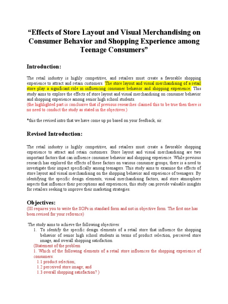 Effects of Store Layout and Visual Merchandising On Consumer Behavior ...