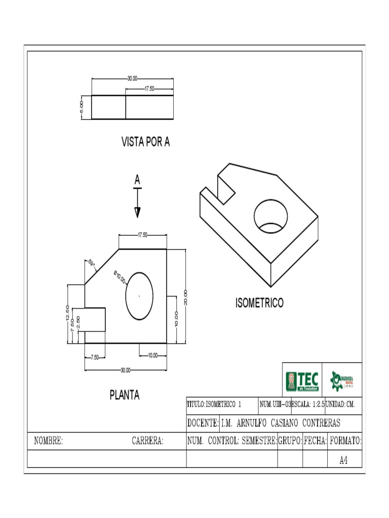 Pieza Isometrica - 1 | PDF