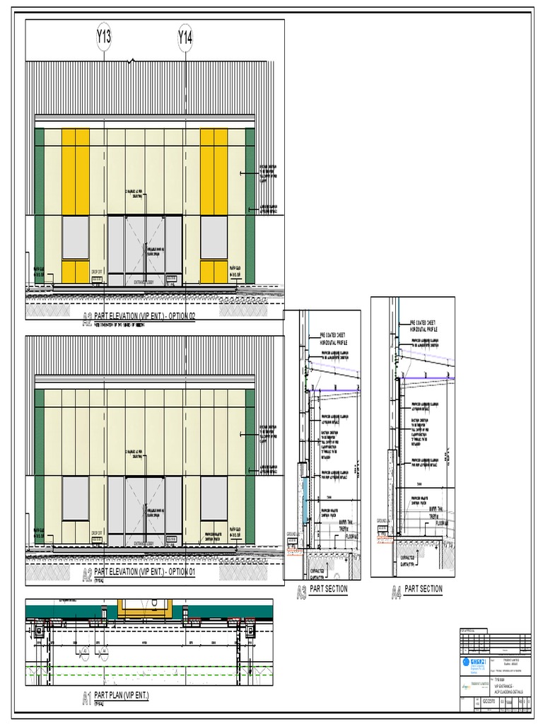 VIP Entrance ACP Cladding Details | PDF