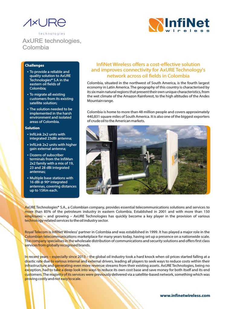 Infinet Wireless Offers A Cost Effective Solution and Improves ...