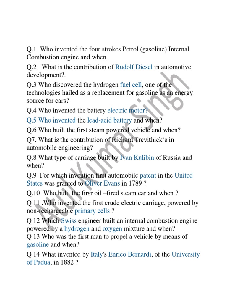 Rudolf Diesel Fuel Cell | PDF | Piston | Ignition System