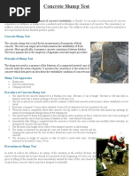 Lab Report Slump Test | PDF | Concrete | Secondary Sector Of The Economy