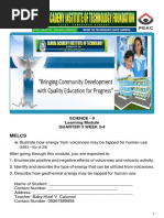 Q3 Science 9 Module 3 | PDF | Geothermal Energy | Power Station