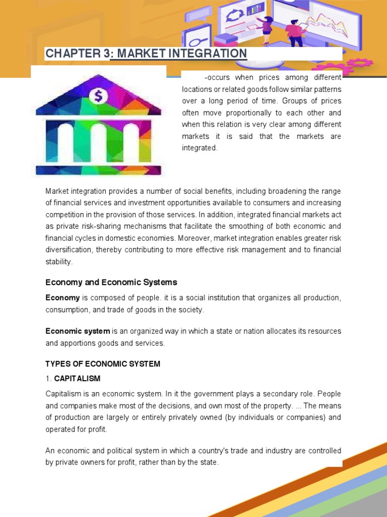 Understanding Market Integration Benefits | PDF | Economic System ...