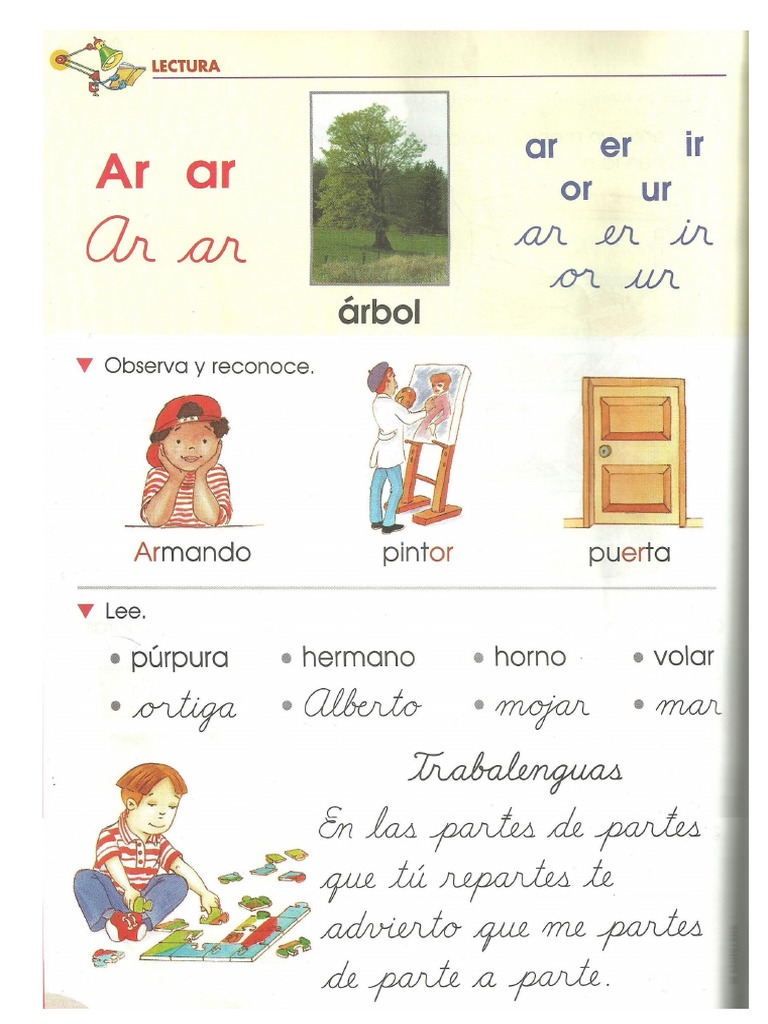 FICHA Ar Er Ir or Ur | PDF