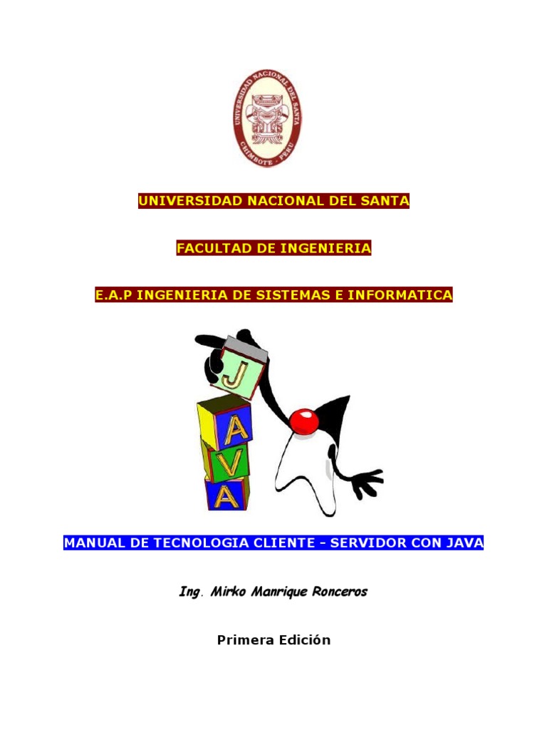 Tecnologia Cliente Servidor Con Java | PDF | Java (lenguaje de ...
