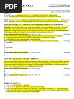 Kelley Resume Template | PDF | Educational Stages | Indiana
