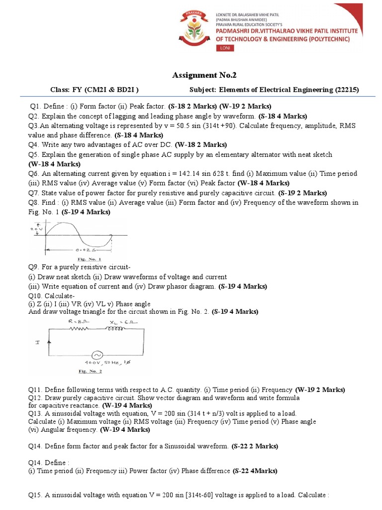 Assignment No-2 EEC | PDF