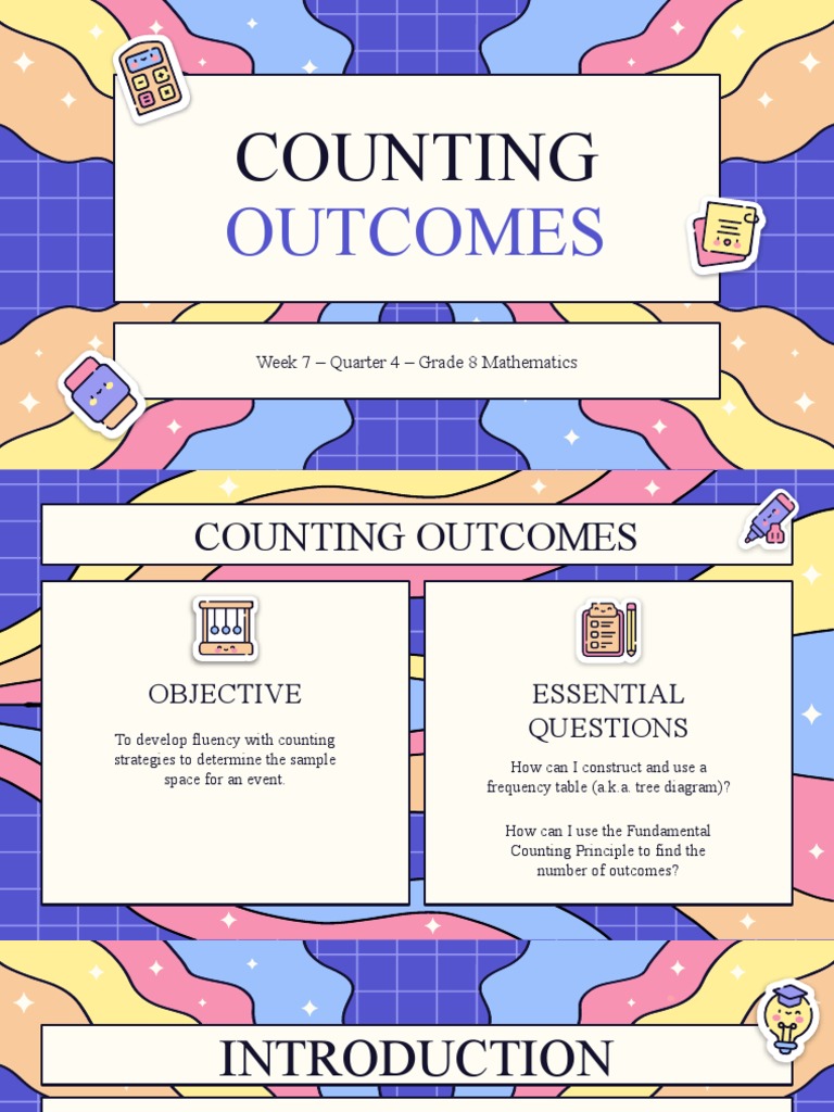 G08 Week 7 - Q4 - Counting Outcomes | PDF | Probability | Color