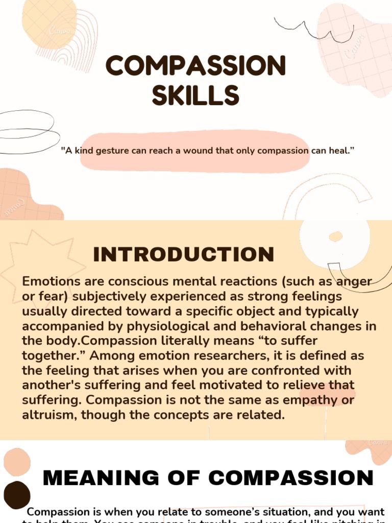Compassion Skills-1 | PDF | Compassion | Empathy