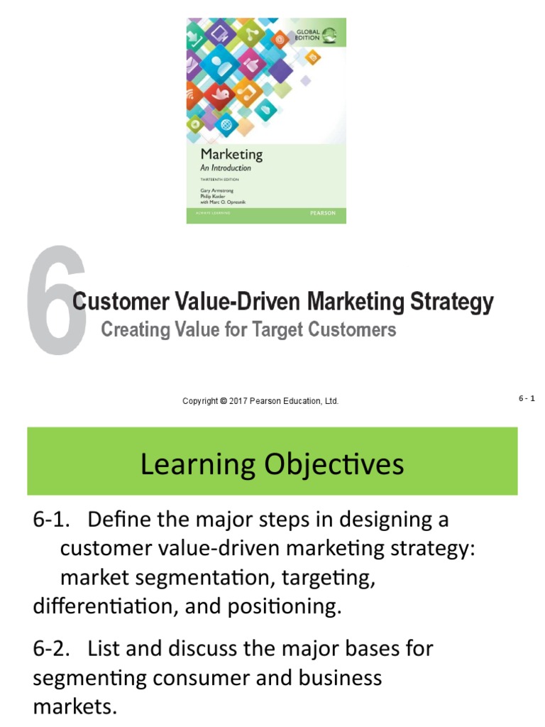Chapter 06 - CLO2 - Customer Value Driven Marketing Strategy - Creating ... Chapter 06 - CLO2 - Customer Value Driven Marketing Strategy - Creating ...