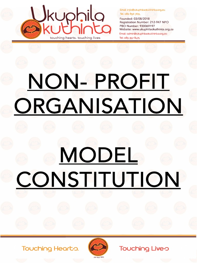 Ukuphila Okuthinta NPO Constitution | PDF