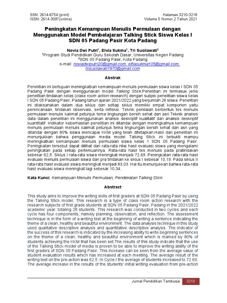 1375-Article Text-2715-1-10-20210721 | PDF | Karier & Perkembangan