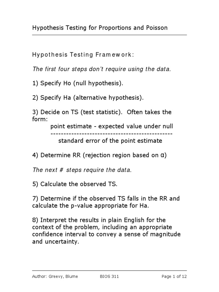 190 When Mu o Gives More Than Just The Mean | PDF | P Value ...