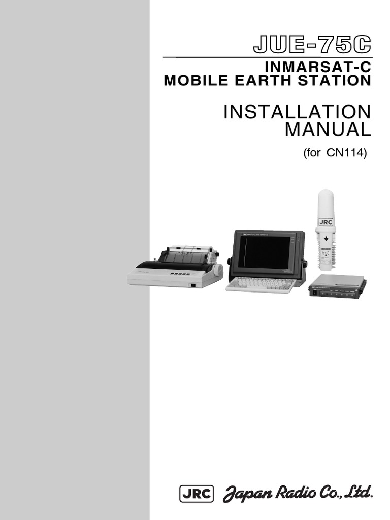 JUE-75C Inmarsat-C Installation Manual | PDF | Mobile ...