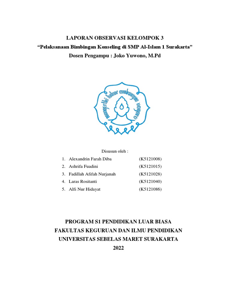 Kel. 3 - Laporan Observasi - BK Abk | PDF