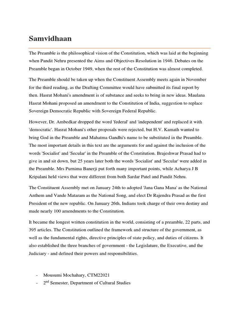Samvidhan | PDF
