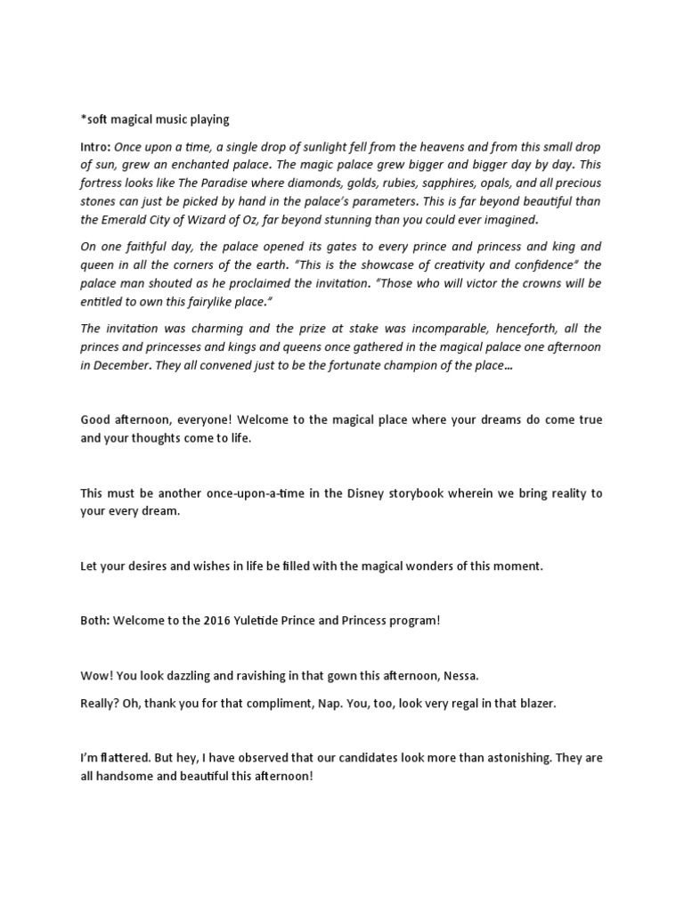 Dokumen - Tips - Yuletide Celebration Emcee Script | PDF