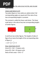 Area and Volume Scale Factor Practice | PDF | Volume | Area