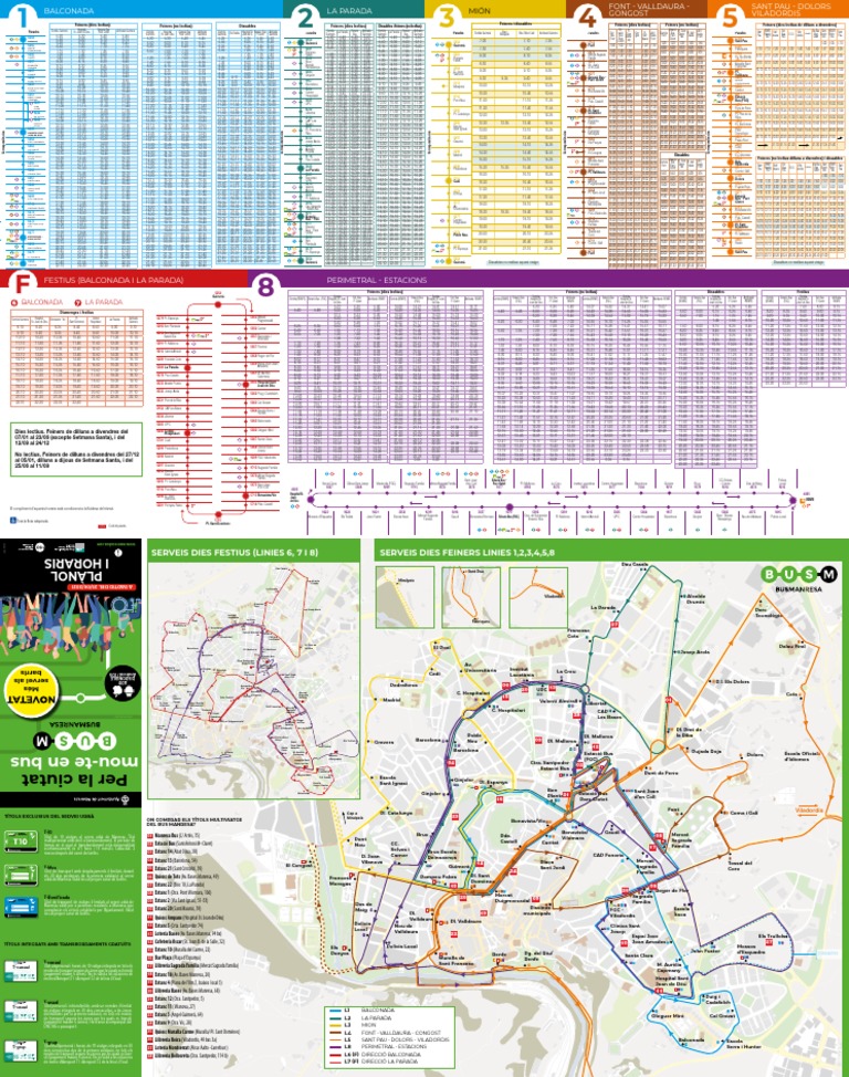 Mapa BUS Manresa | PDF