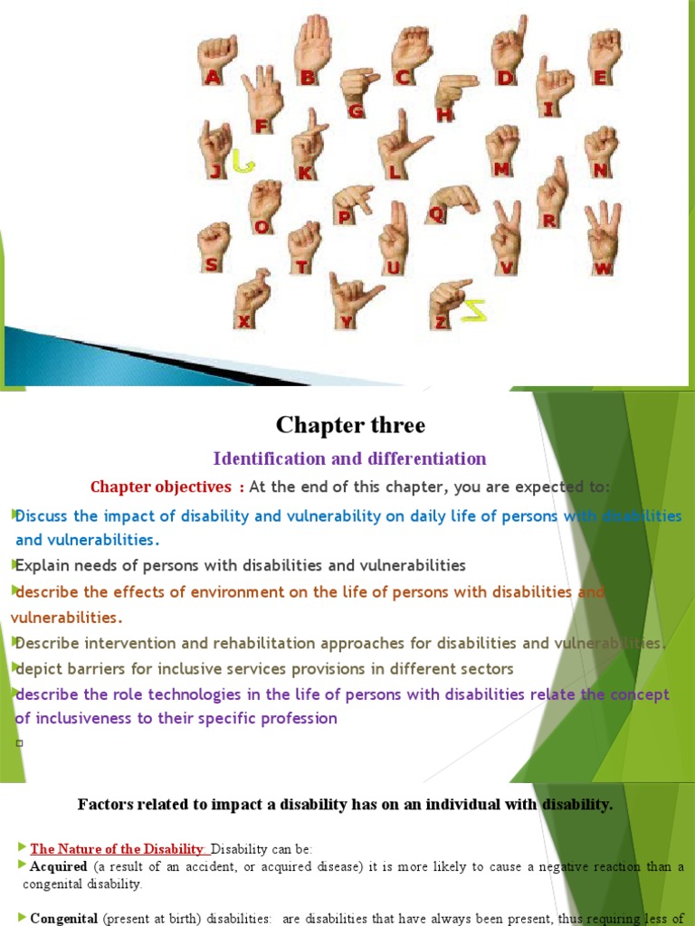Chapter 3 Inclusiveness | PDF | Disability | Employment