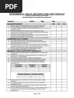 Environmental Site Inspection Checklist | PDF | Storm Drain | Stormwater