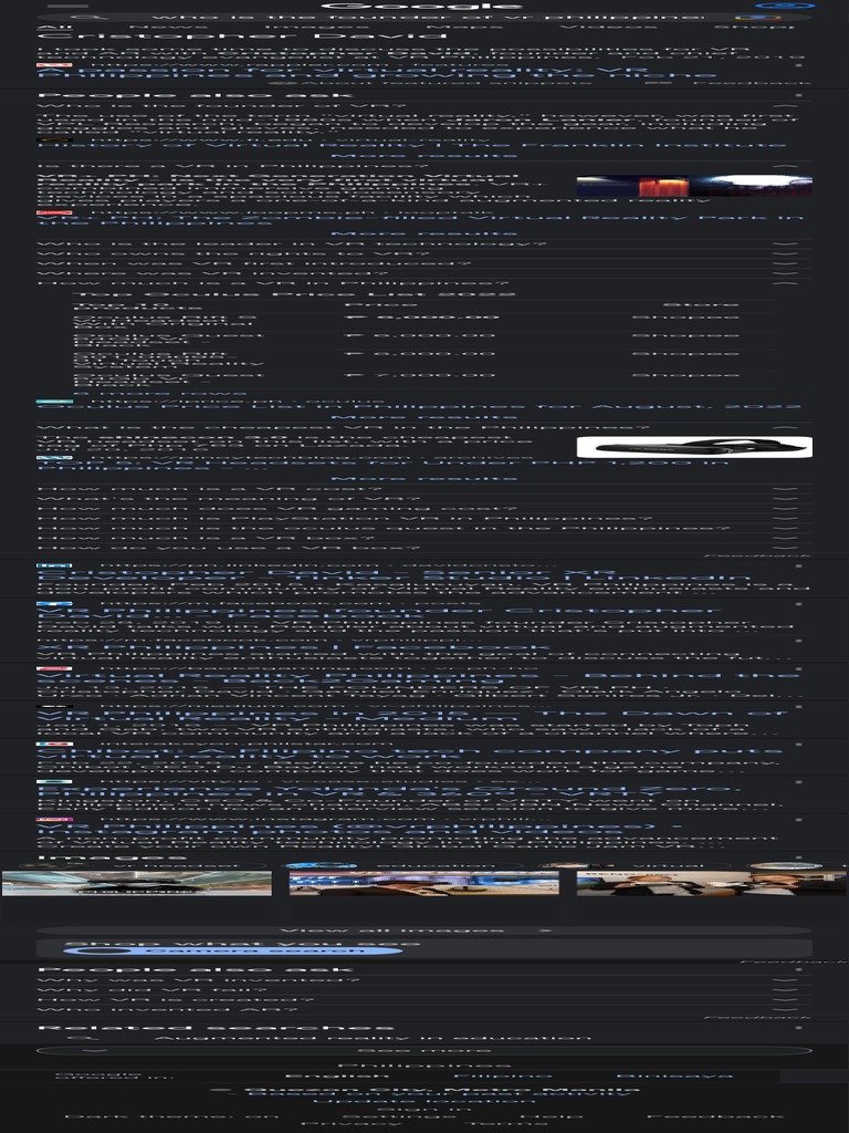 Cristopher David: Founder of VR Philippines and Pioneer of the Virtual Reality Industry in the ...