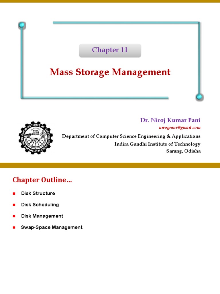 Chapter 11 - Mass Storage Management | PDF | Booting | Hard Disk Drive Chapter 11 - Mass Storage Management | PDF | Booting | Hard Disk Drive