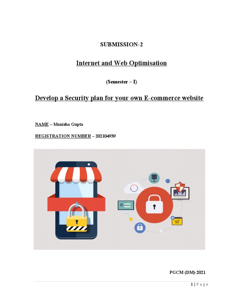 Develop an E-commerce Security Plan | PDF | Malware | Security