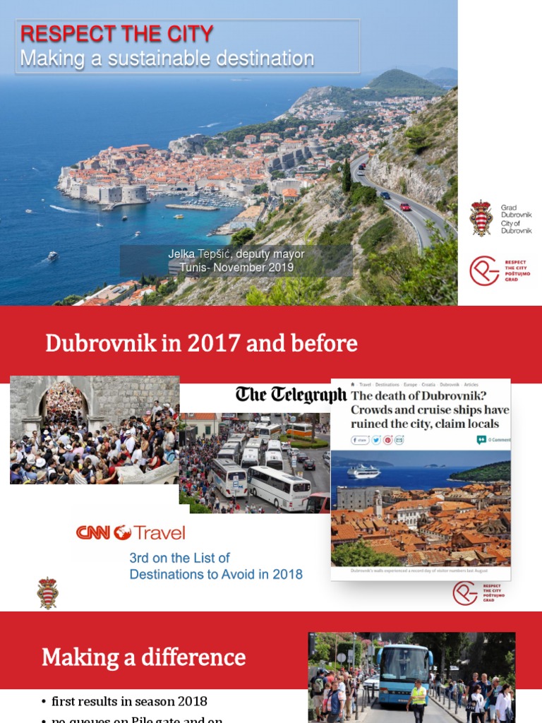 Sustainable Tourism in Dubrovnik | PDF