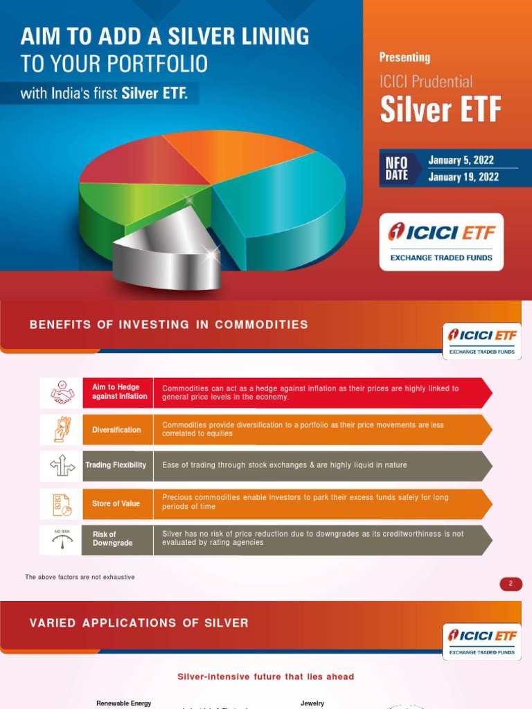 ICICI Prudential Silver ETF Overview | PDF | Exchange Traded Fund ...