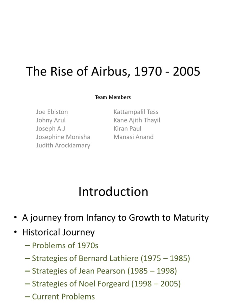 The Rise of Airbus | Download Free PDF | Airbus | Boeing