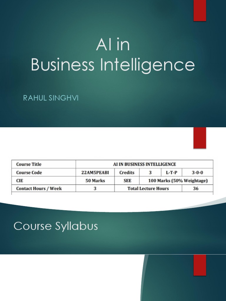 AI in BI - Unit 5 | PDF | Cloud Computing | Software As A Service