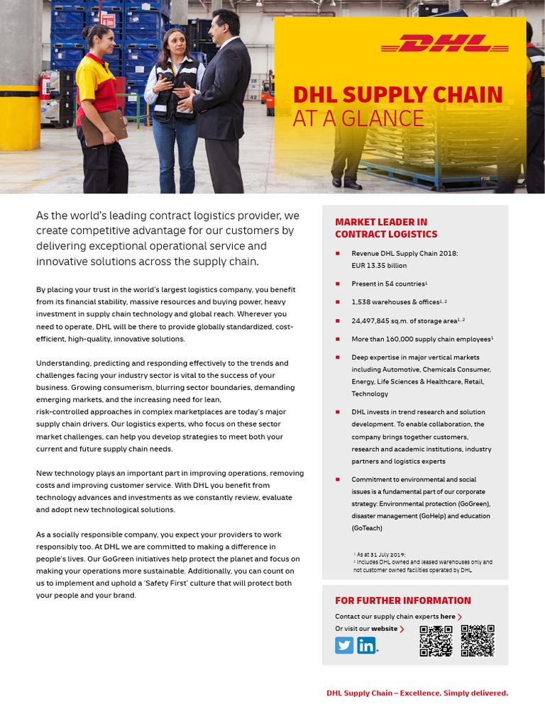 DHL Supply Chain Overview and Insights | PDF | Logistics | Supply Chain