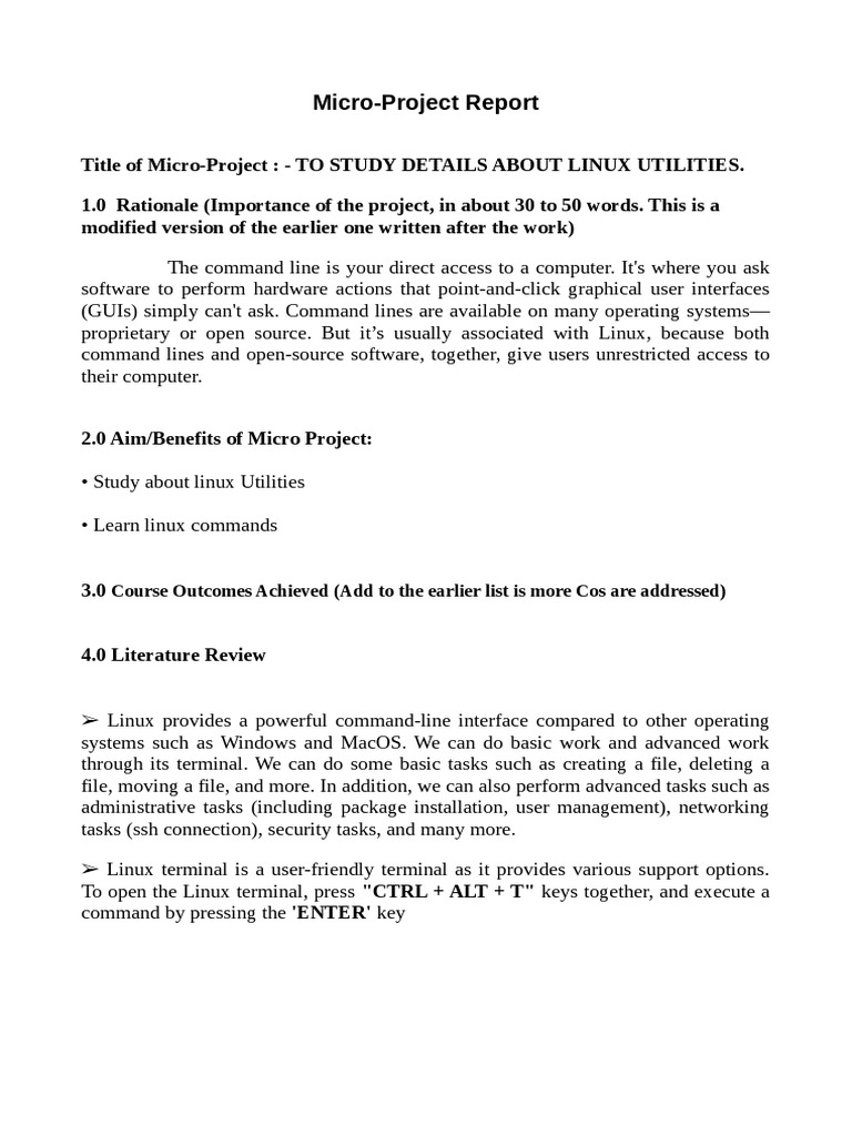 Osy Project Final 1112 | PDF | Command Line Interface | Graphical User Interfaces
