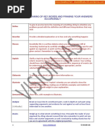 BTEC Command Words Explained | PDF | Reason | Argument