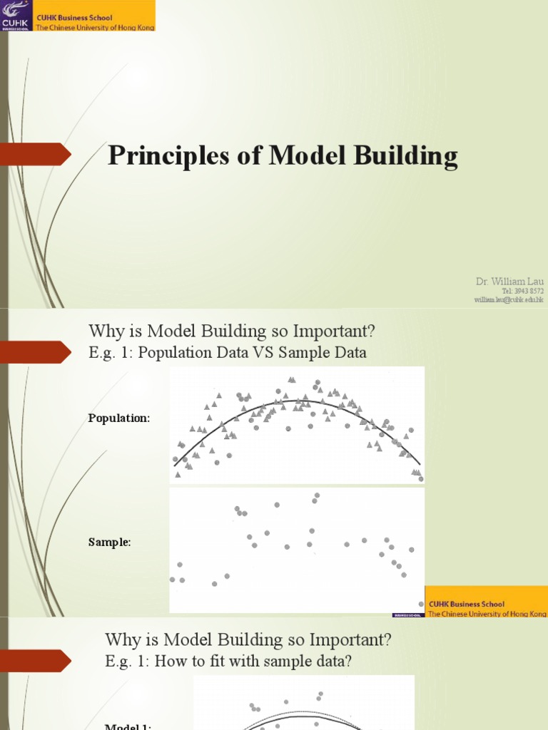 Principles of Model Building | Download Free PDF | Errors And Residuals | Coefficient Of ...