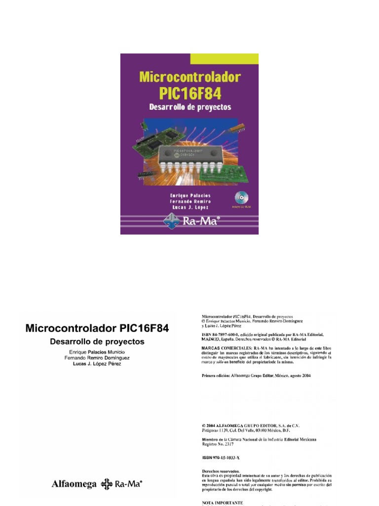 MICROCONTROLADOR PIC16F84 Desarrollo de Proyectos | PDF