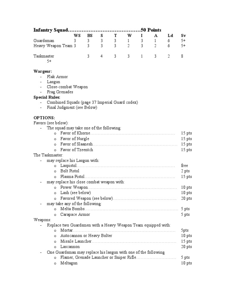 Proposal Infantry | PDF | Military | Military Science