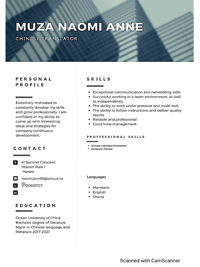 Naomi Anne Muza Resume | PDF