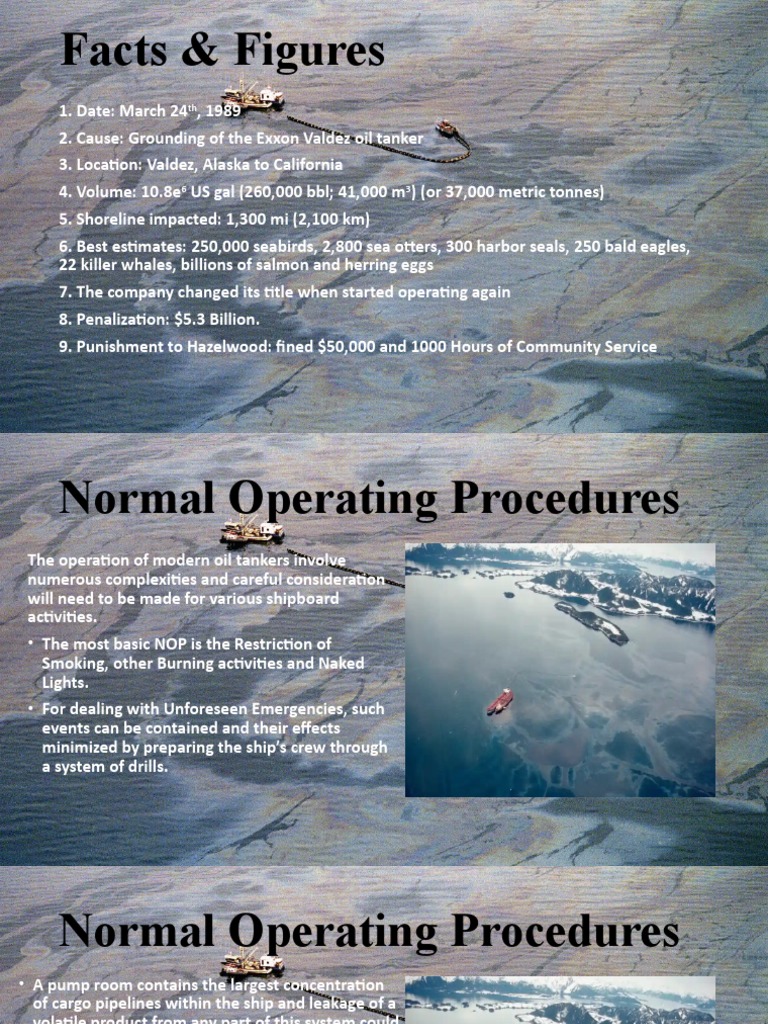 Exxon Oil Spill Presentation | PDF | Oil Spill | Oil Tanker