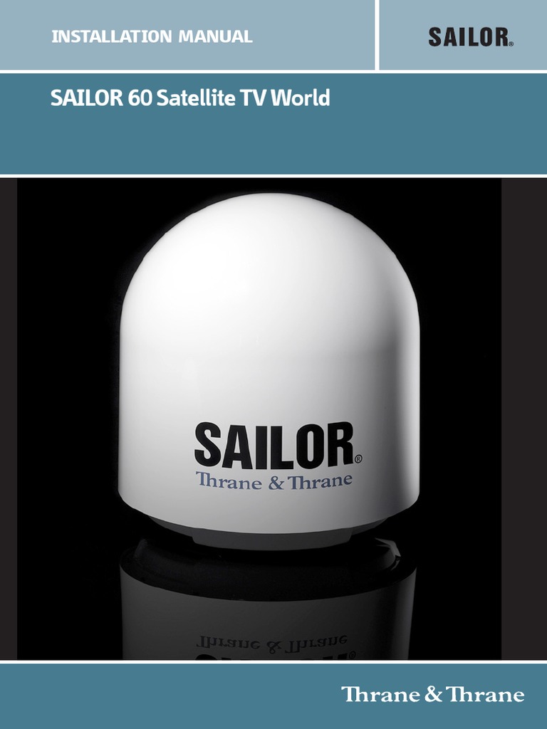 Sailor 60 Satellite TV Antenna | PDF | Radar | Installation (Computer Programs)