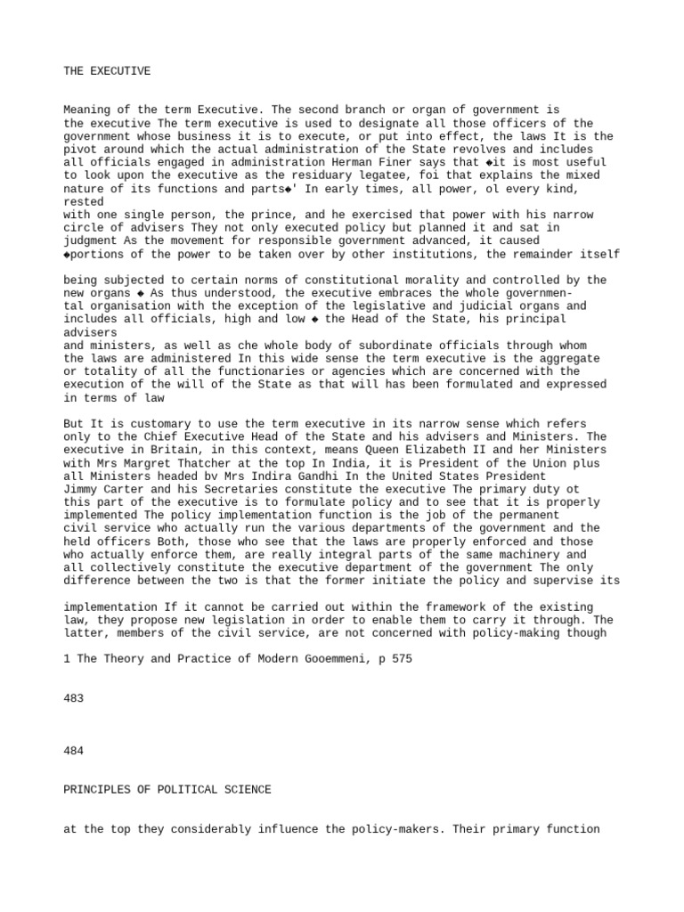 Executive | PDF