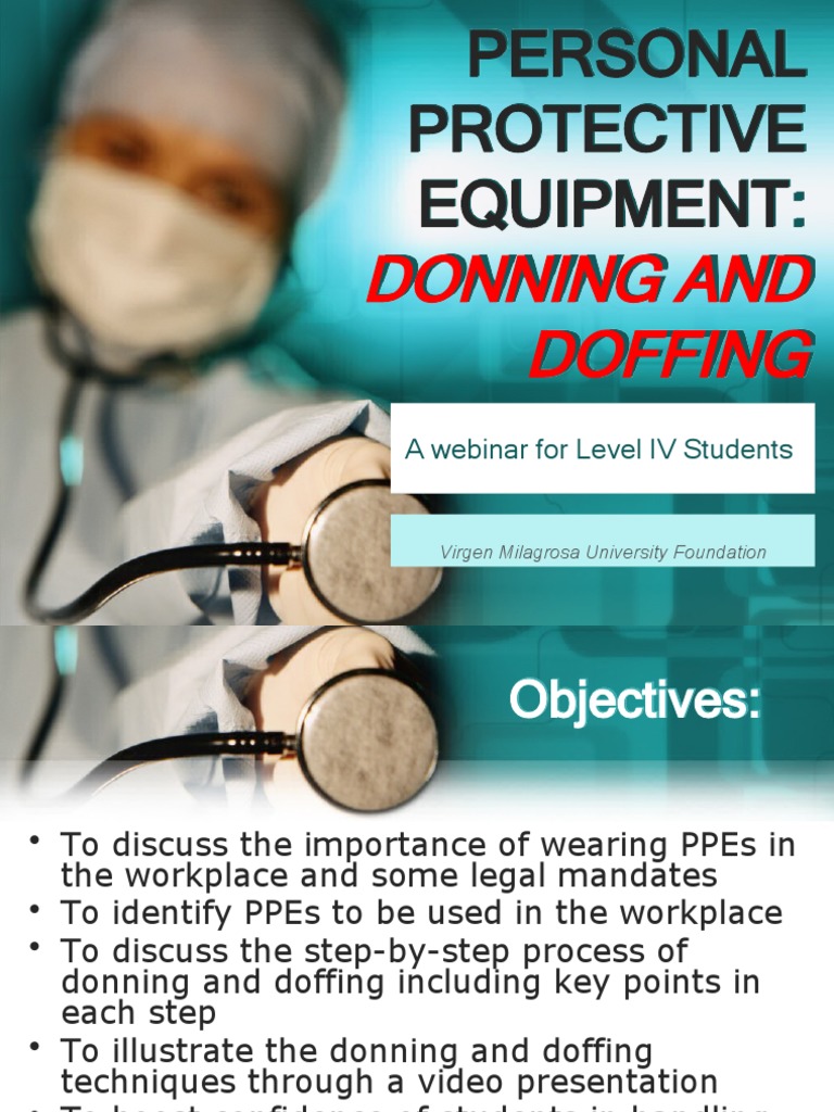 DONNING and DOFFING | PDF | Personal Protective Equipment | Medicine