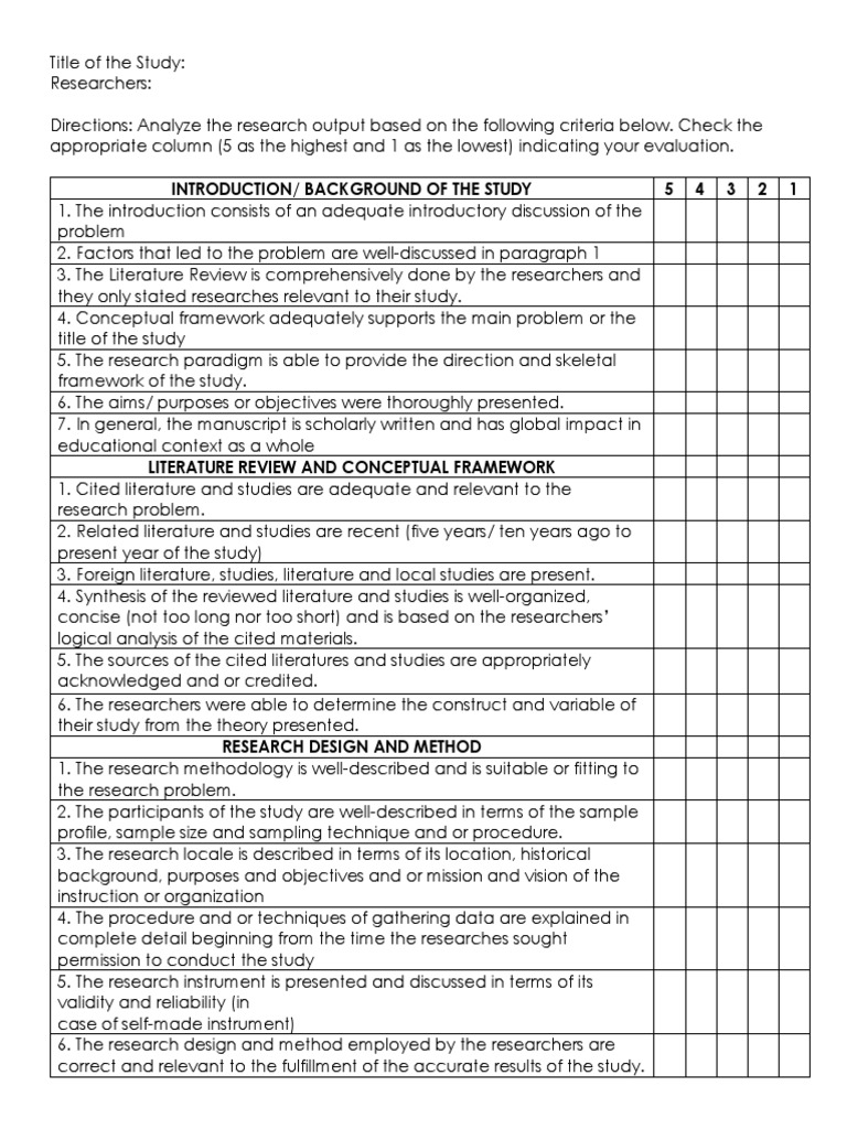 Pre Oral Rubrics 1 | PDF | Methodology | Cognition